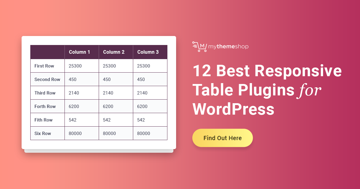 12 Best WordPress Table Plugins For Creating Responsive Tables