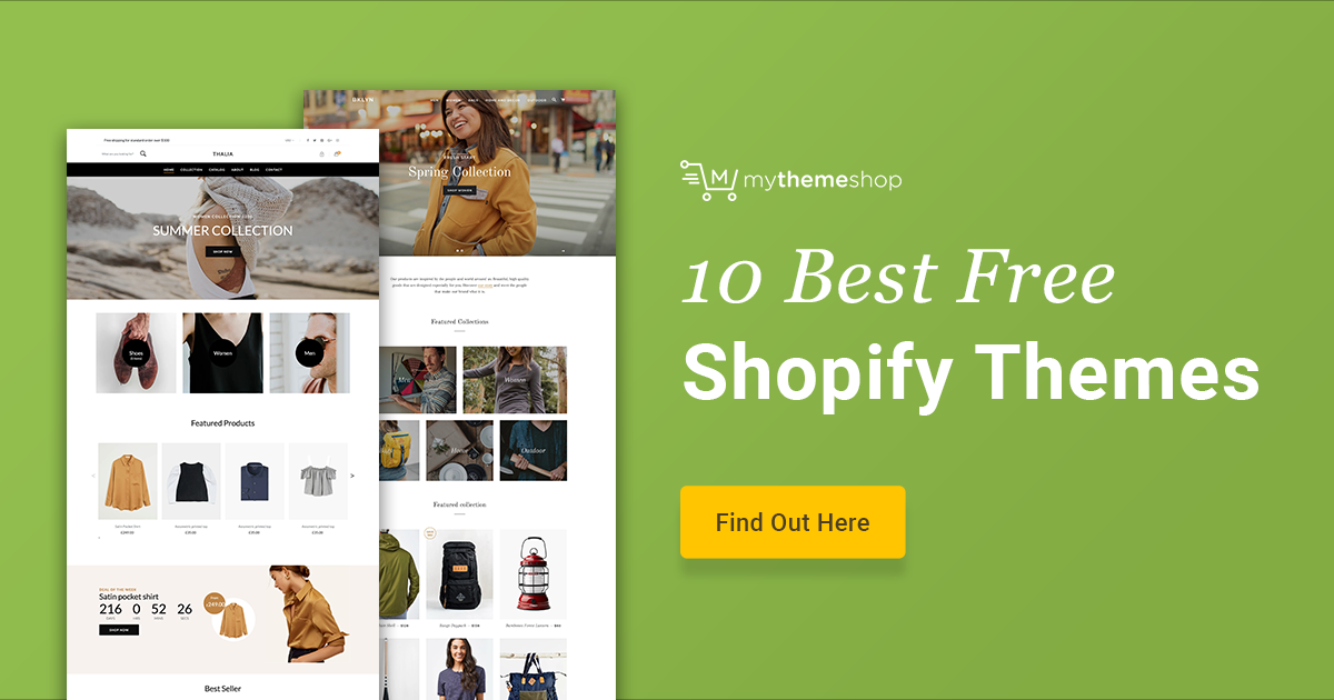 10 Best Free Shopify Themes For Better Store Conversions MyThemeShop